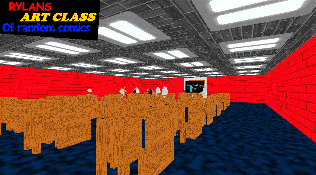 Rylan's Amazing Art Class Work In Progress for Baldi's Basics | Baldi ...