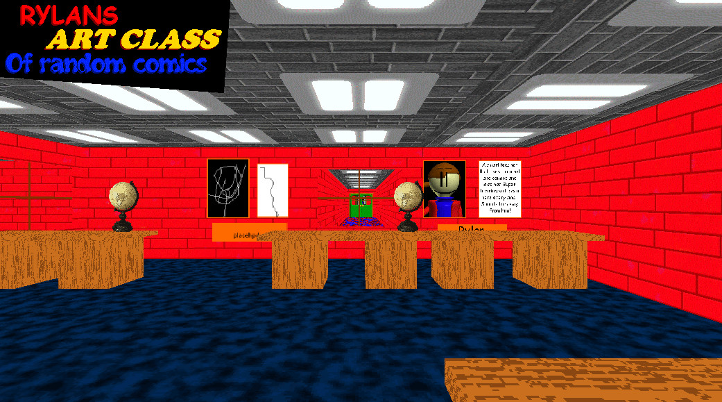 Rylan's Amazing Art Class Work In Progress for Baldi's Basics | Baldi ...
