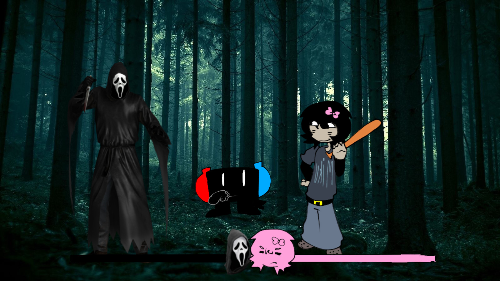 [SENSITIVE CONTENT] Ghostface vs Penciltheeater in: AURAFARM. Work In ...