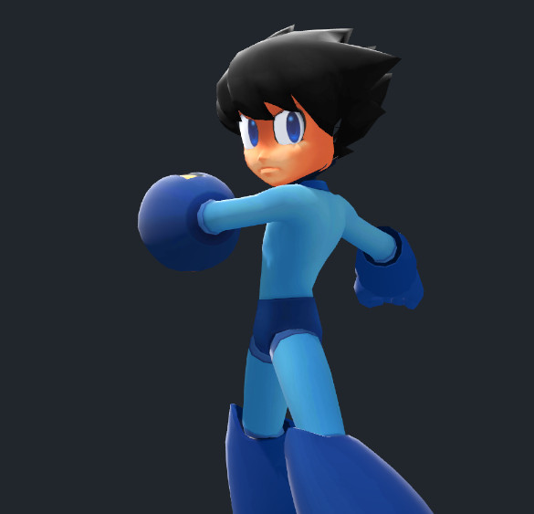 Mega Man Work In Progress for Super Smash Bros. Ultimate | SSBU Works ...