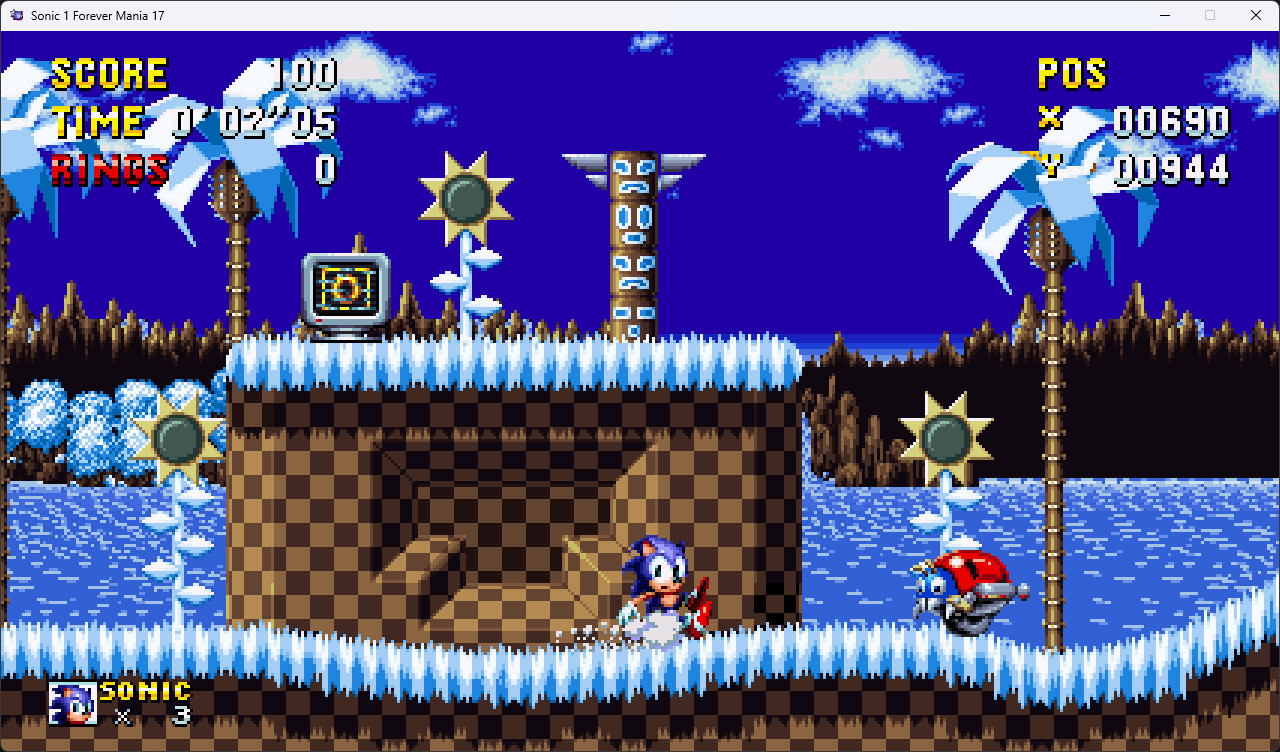 Sonic 1 Forever Mania Work In Progress for Sonic the Hedgehog Forever ...