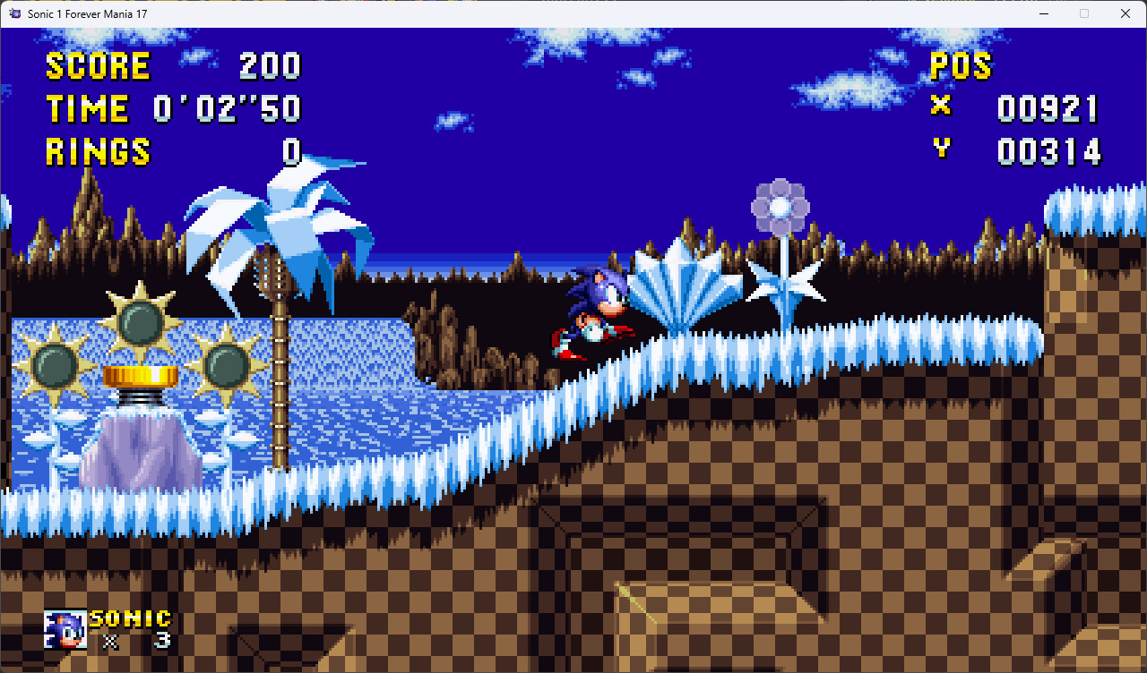 Sonic 1 Forever Mania Work In Progress for Sonic the Hedgehog Forever ...