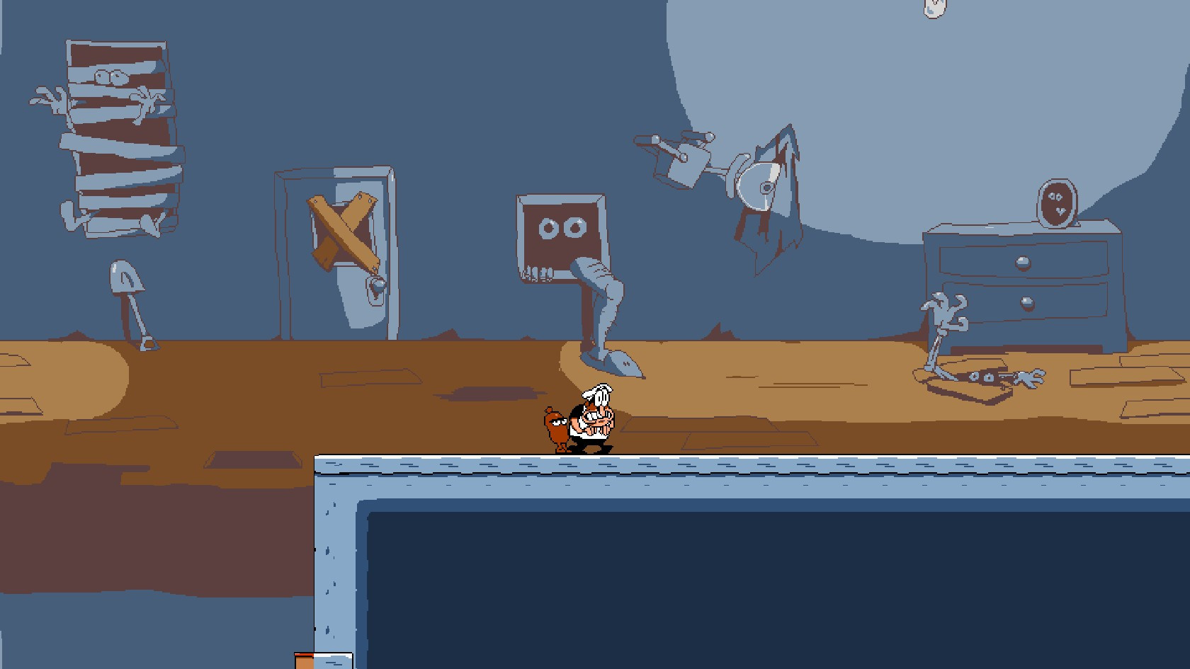 All levels as John Gutter Work In Progress for Pizza Tower | PT Works ...