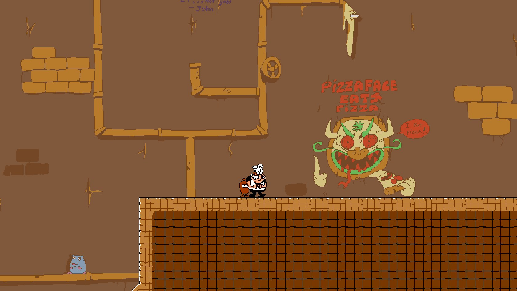 All levels as John Gutter Work In Progress for Pizza Tower | PT Works ...