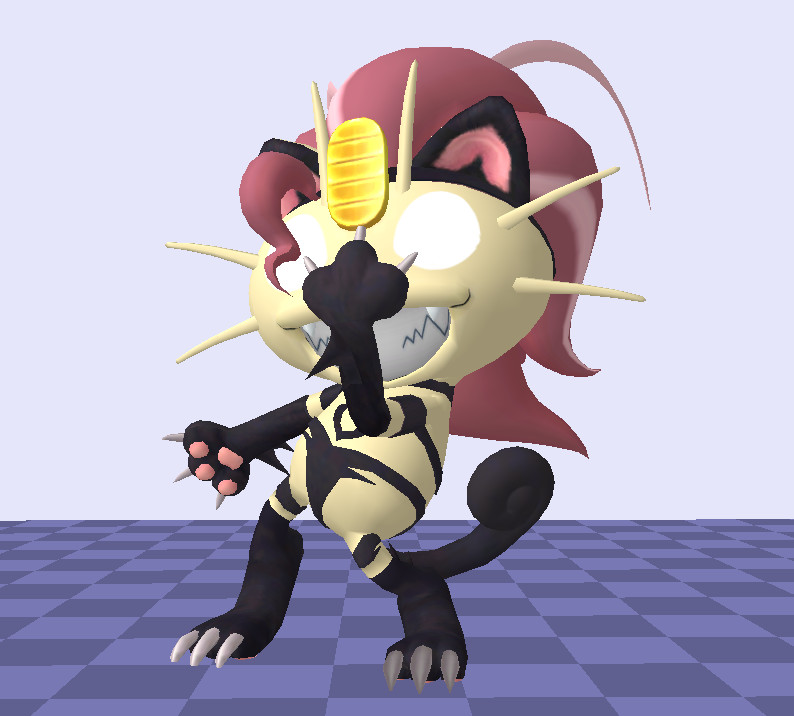 Meowth (Custom Character: Alpha 0.0 Release) Work In Progress for Super ...
