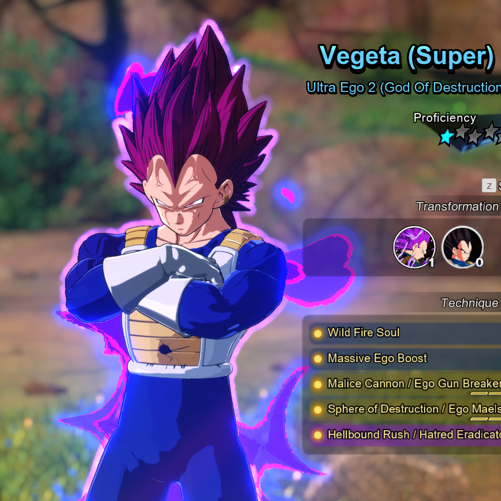 VEGETA ULTRA EGO 2 [WIP] Work In Progress for Dragon Ball: Sparking ...