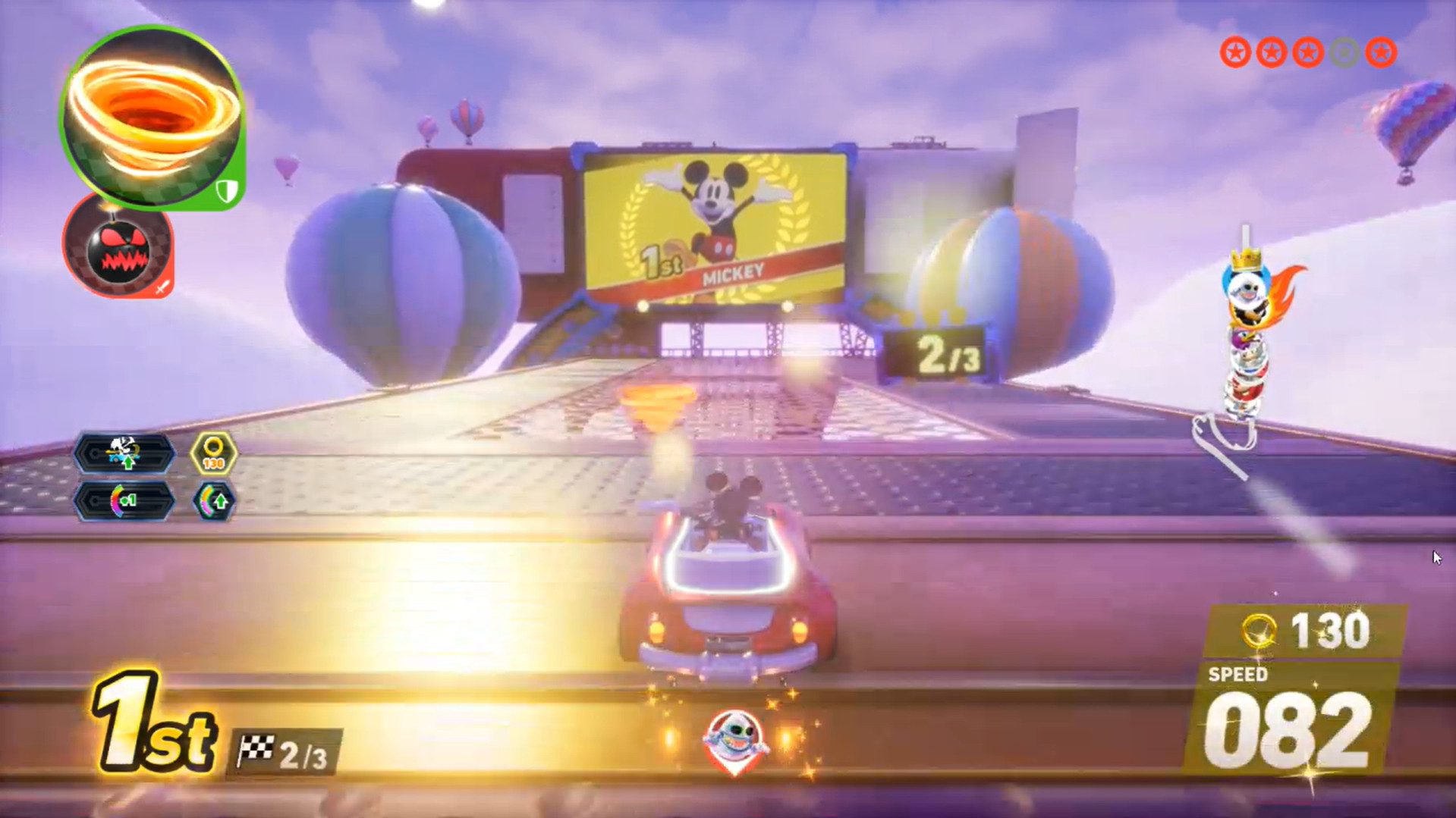 Mickey Mouse (Over Tails) Work In Progress for Sonic Racing ...