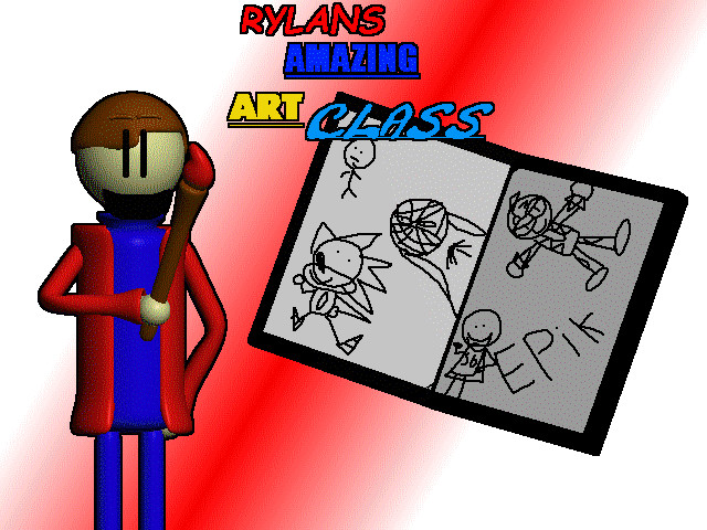 Rylan's Amazing Art Class Work In Progress for Baldi's Basics | Baldi ...