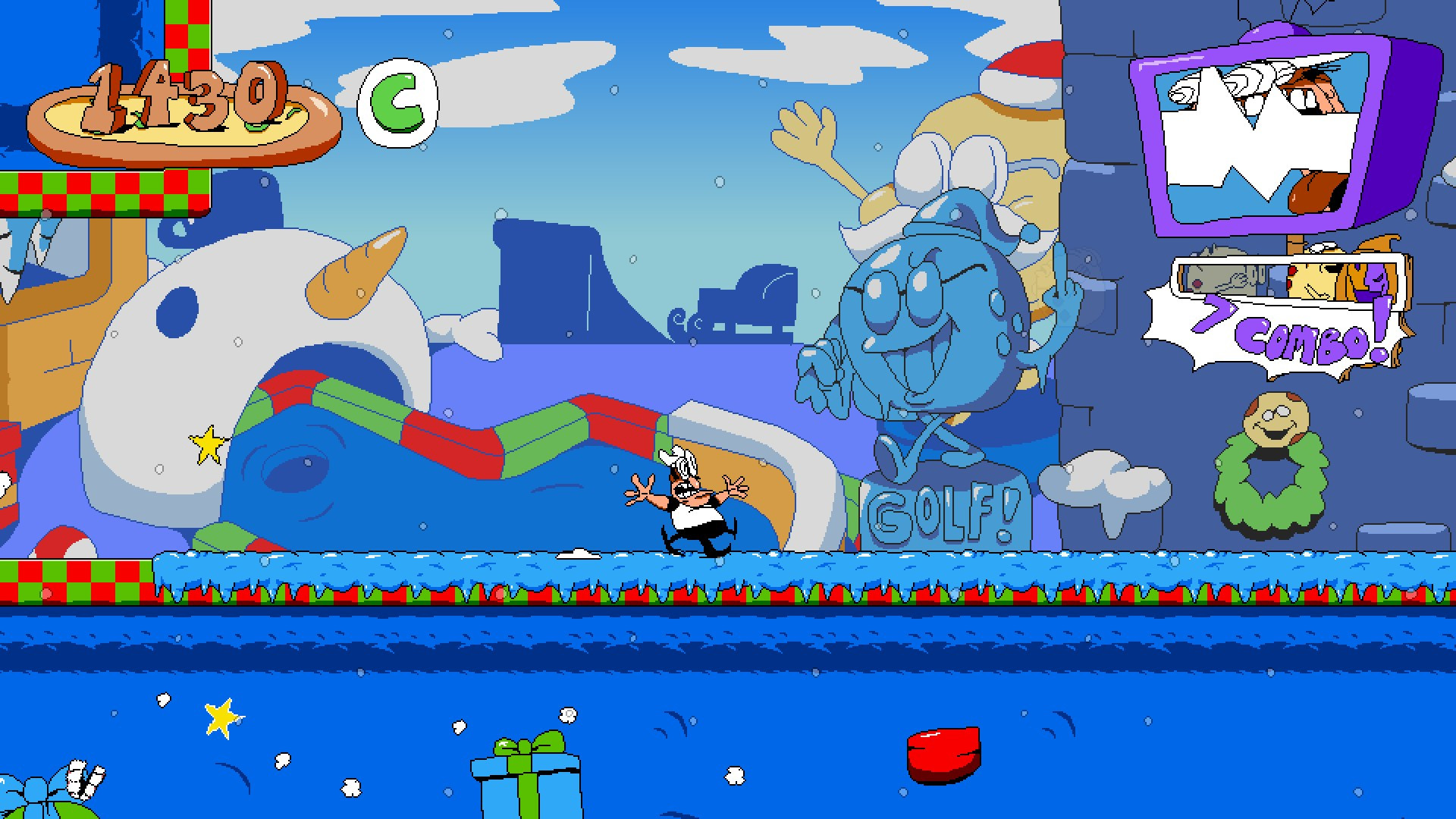 Something Holly And Jolly Is Coming... Work In Progress for Pizza Tower ...