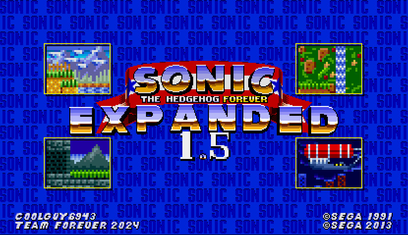 S1F Expanded 1.5 Work In Progress for Sonic the Hedgehog Forever | S1F Works In Progress