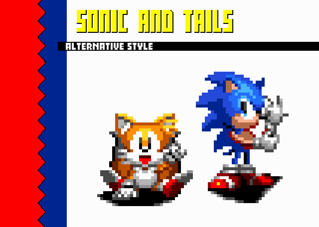 Sonic and Tails - Alternative Style Work In Progress for Sonic The ...