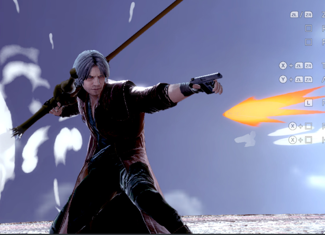 DMC5 Dante Work In Progress for Super Smash Bros. Ultimate | SSBU Works ...