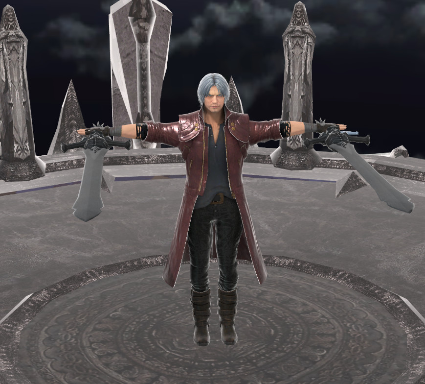 DMC5 Dante Work In Progress for Super Smash Bros. Ultimate | SSBU Works ...