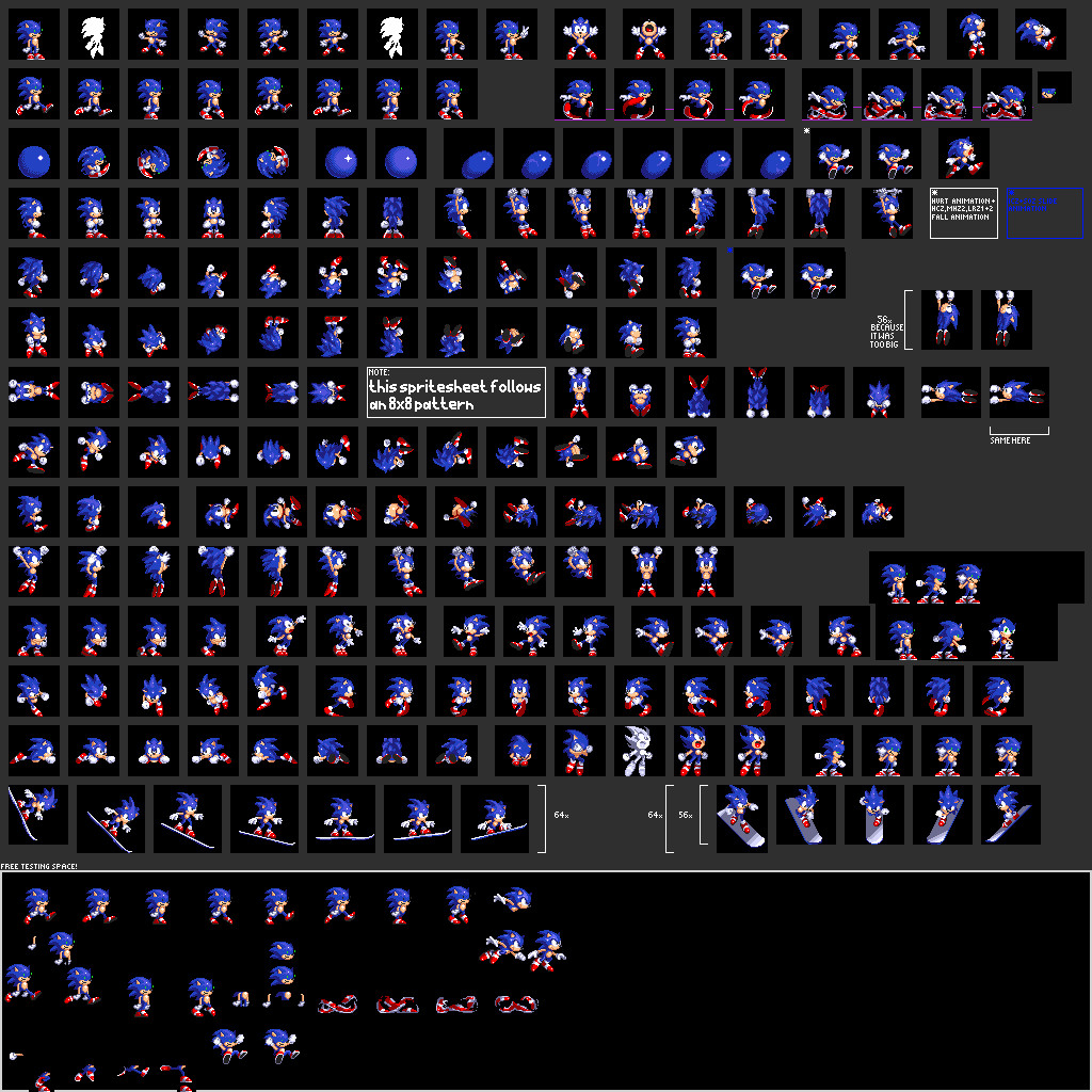Modern sunky Work In Progress for Sonic 3 A.I.R. | S3AIR Works In Progress