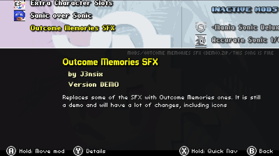 Outcome Memories SFX Work In Progress for Sonic 3 A.I.R. | S3AIR Works ...