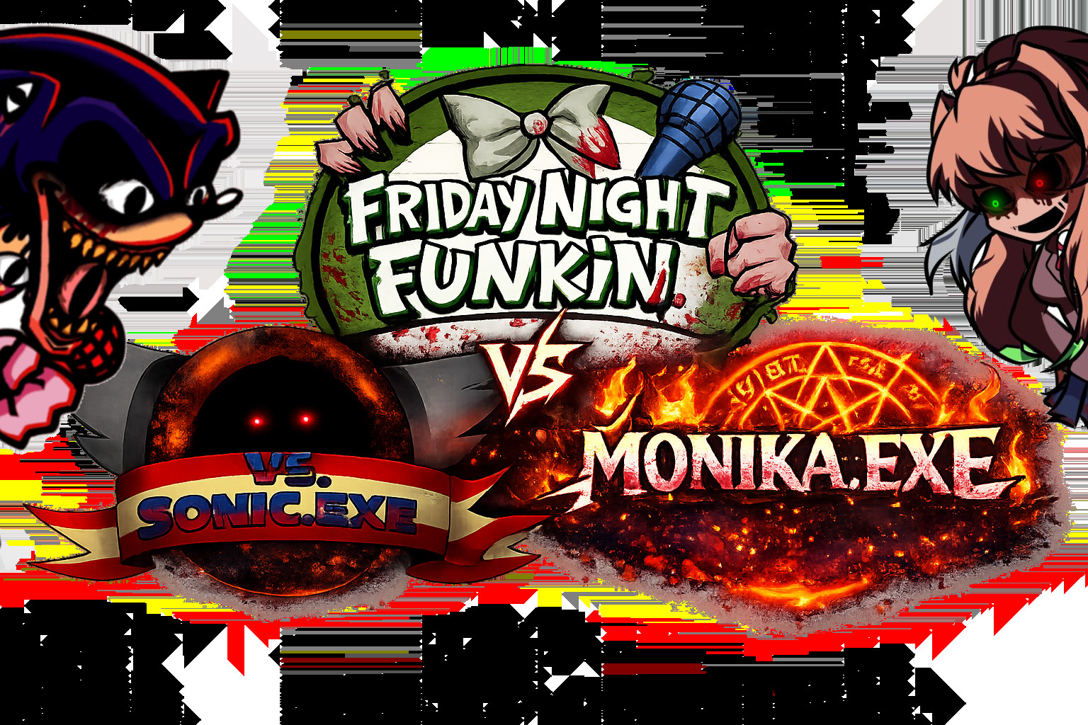 FNF SONIC.EXE VS ASMODEUS Modern Take Work In Progress for Friday Night ...