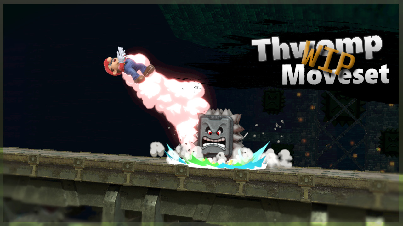 Thwomp Moveset (WIP) Work In Progress for Super Smash Bros. Ultimate ...