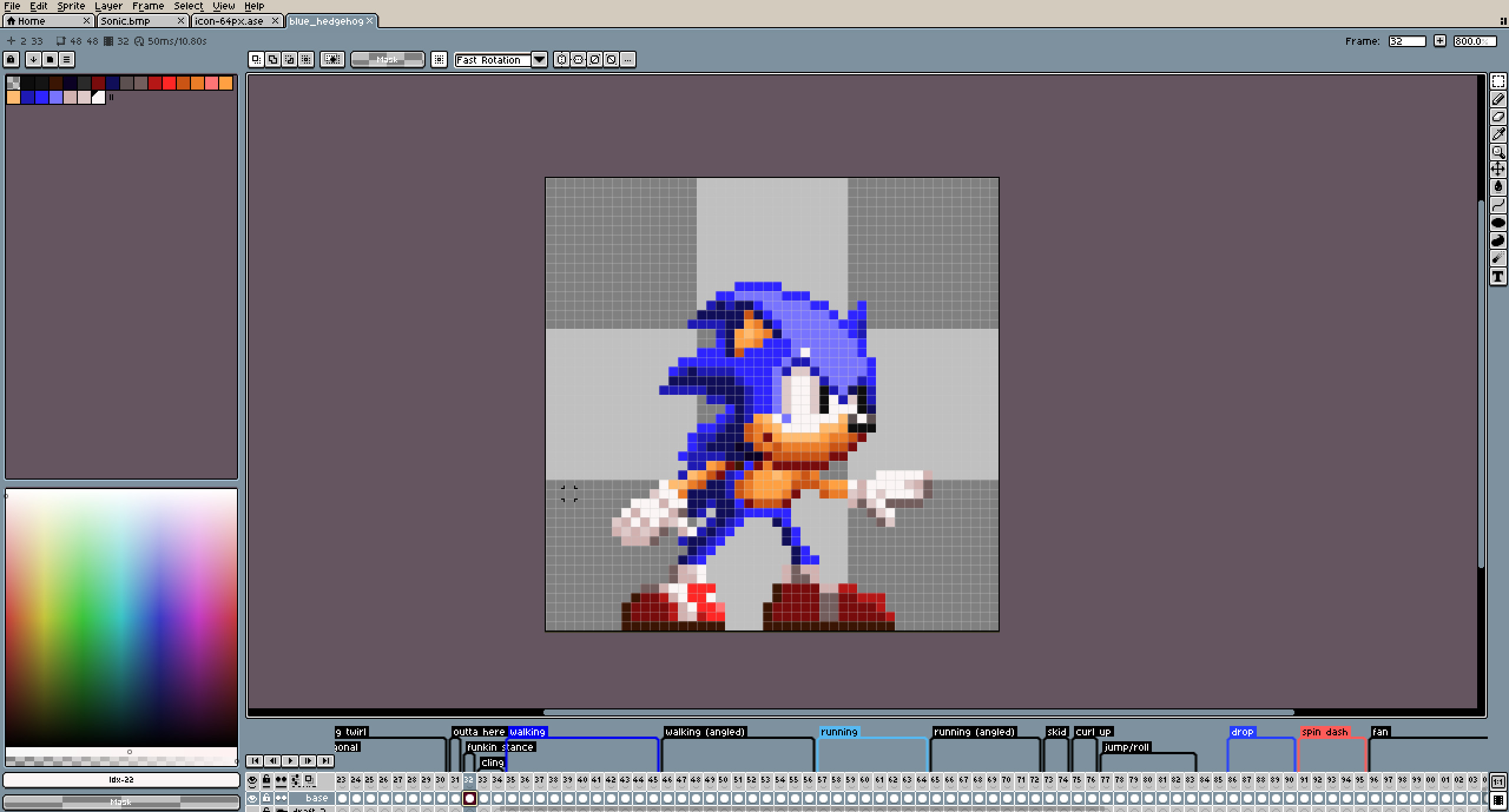 Flames-styled Sonic the Hedgehog Work In Progress for Sonic 3 A.I.R ...