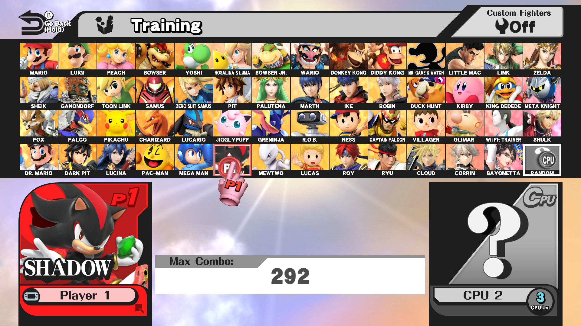 Shadow Moveset Work In Progress for Super Smash Bros. (Wii U) | SSB4U ...