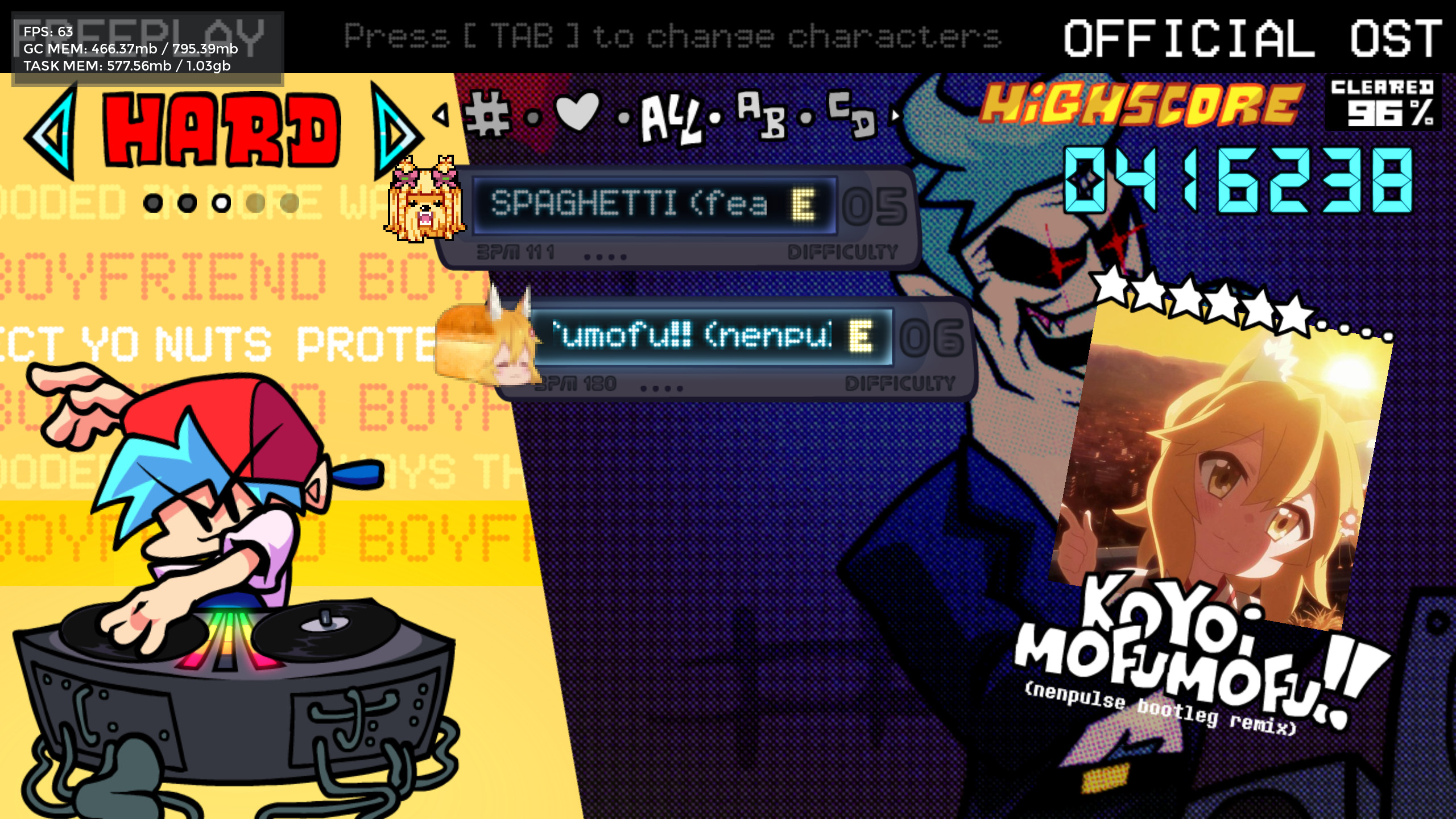 Sewayaki Kitsune no Senko San - FNF ONESHOT MOD Work In Progress for ...