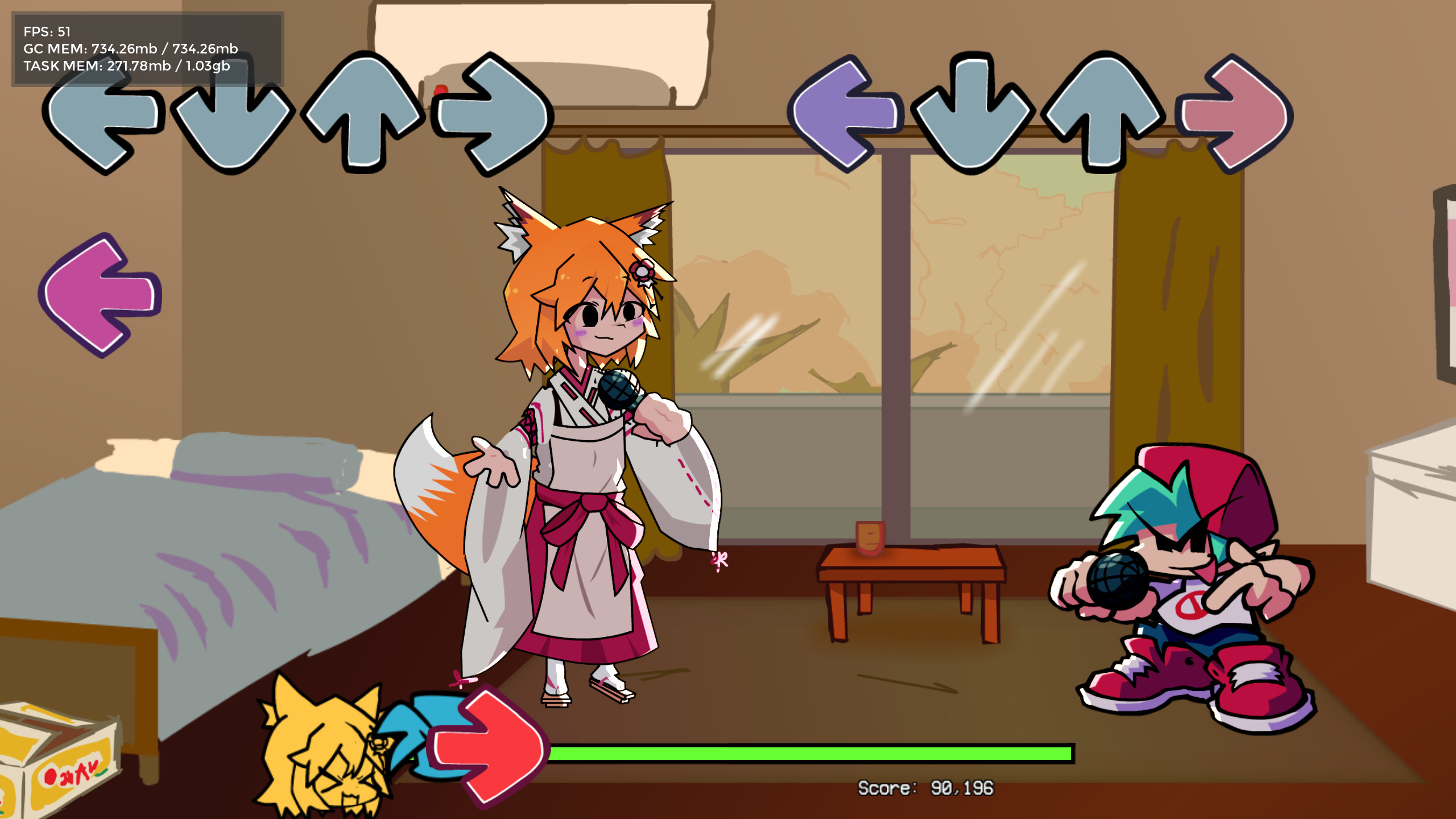 Sewayaki Kitsune no Senko San - FNF ONESHOT MOD Work In Progress for ...