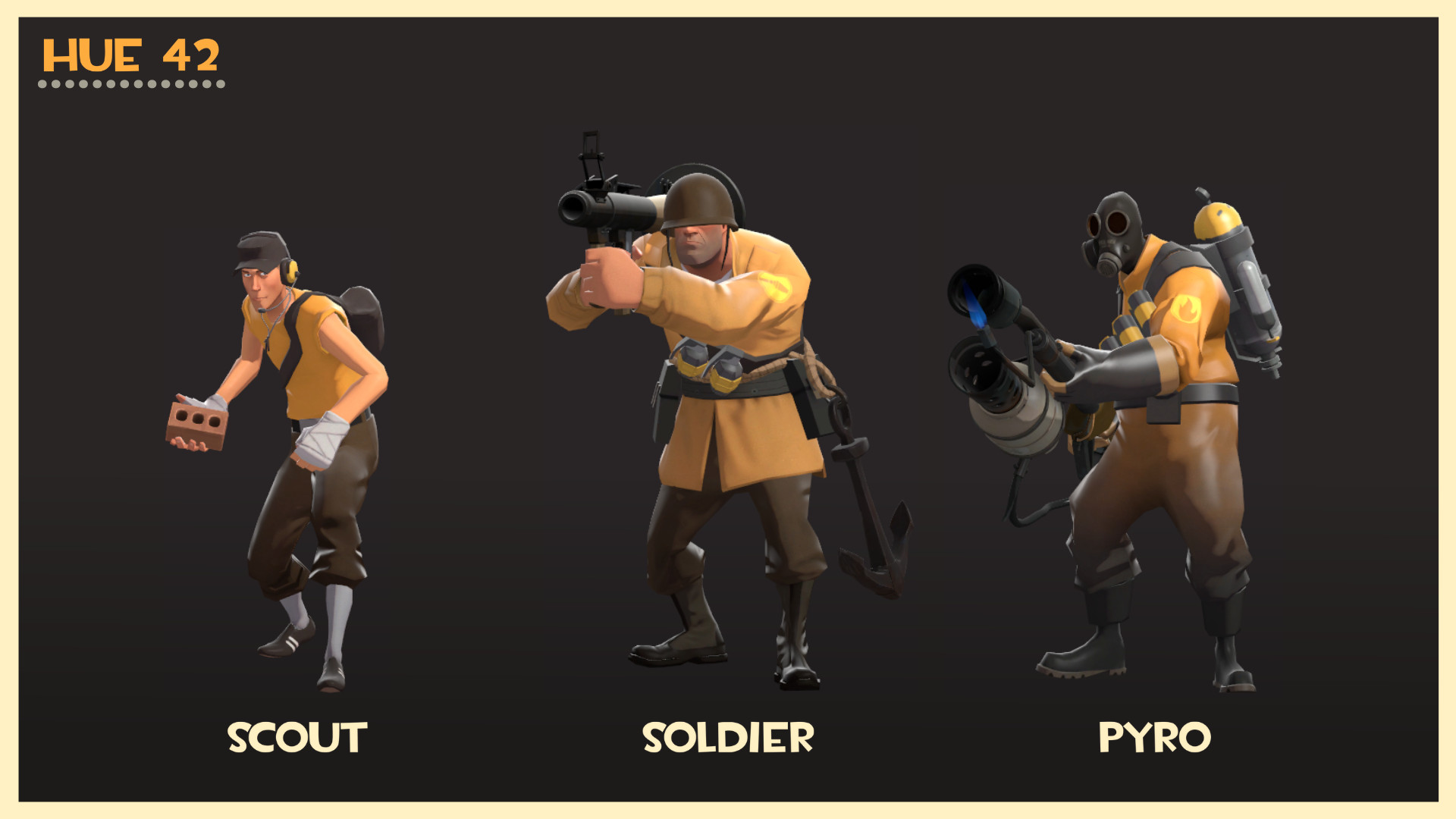 Hue42 YLW Team Hue Shift (Updating) Work In Progress for Team Fortress ...