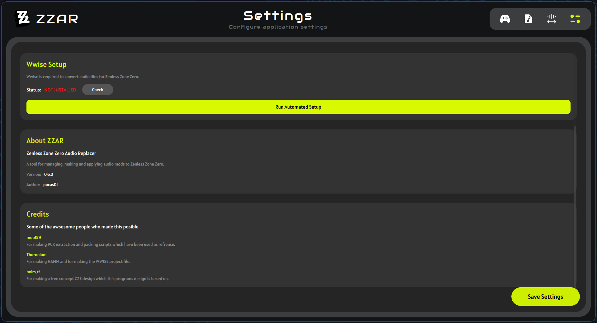 ZZAR (WiP) - a ZZZ audio mod manager/creator Work In Progress for ...