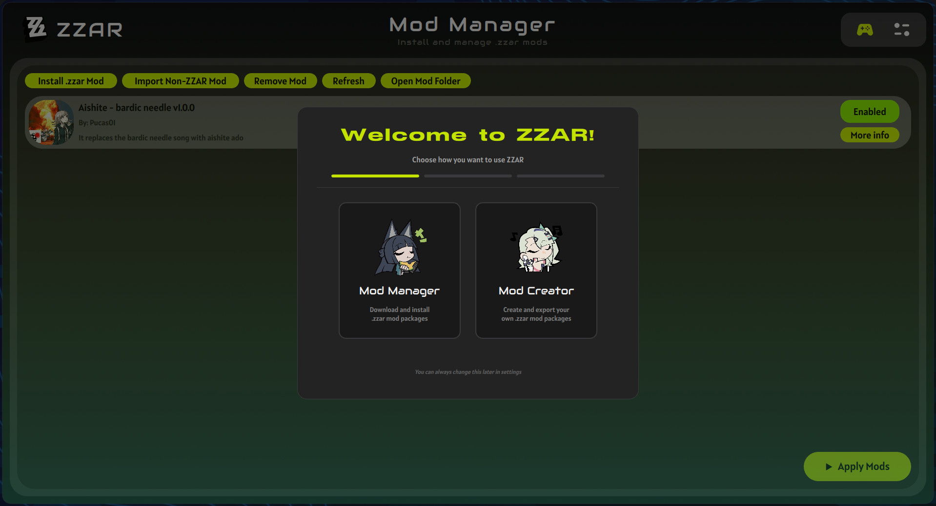 ZZAR (WiP) - a ZZZ audio mod manager/creator Work In Progress for ...