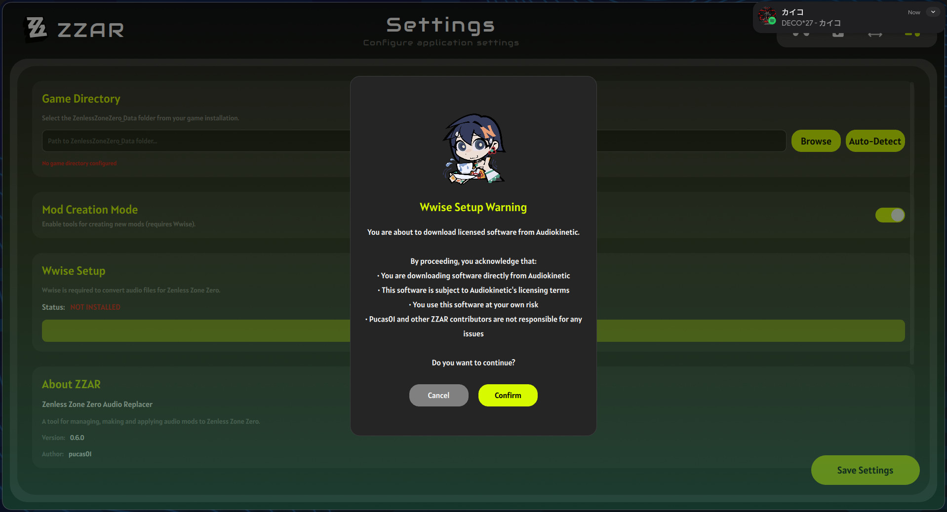 ZZAR (WiP) - a ZZZ audio mod manager/creator Work In Progress for ...