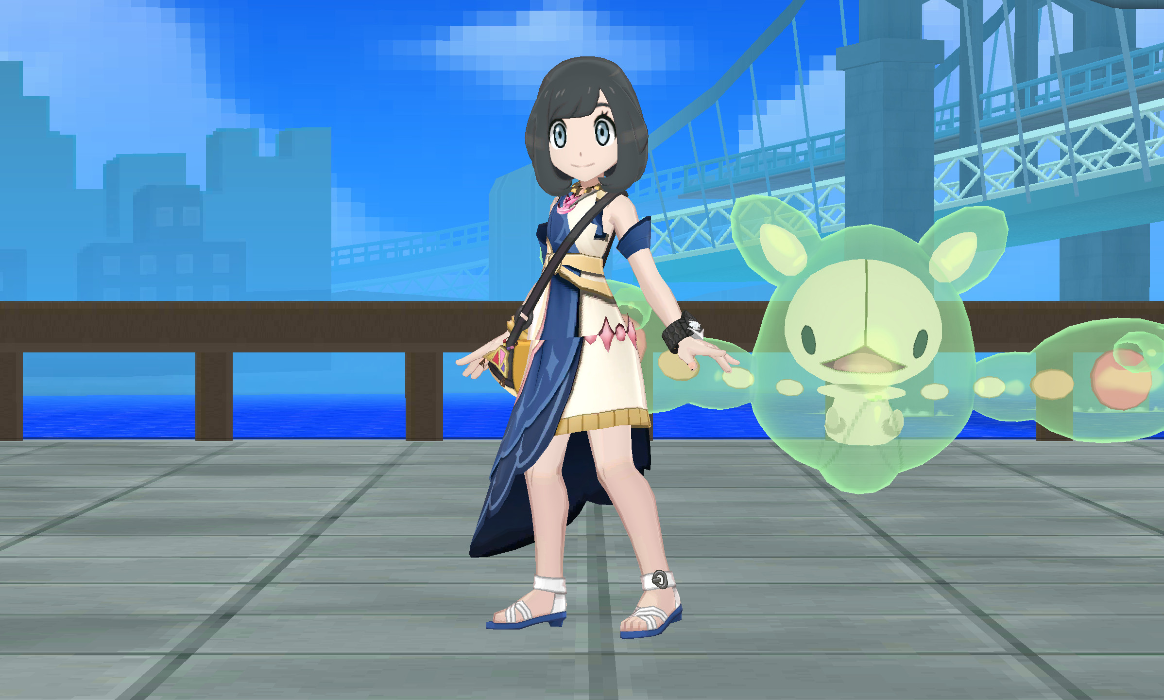 Selene Neo Champion Masters Outfit Work In Progress for Pokemon Ultra ...
