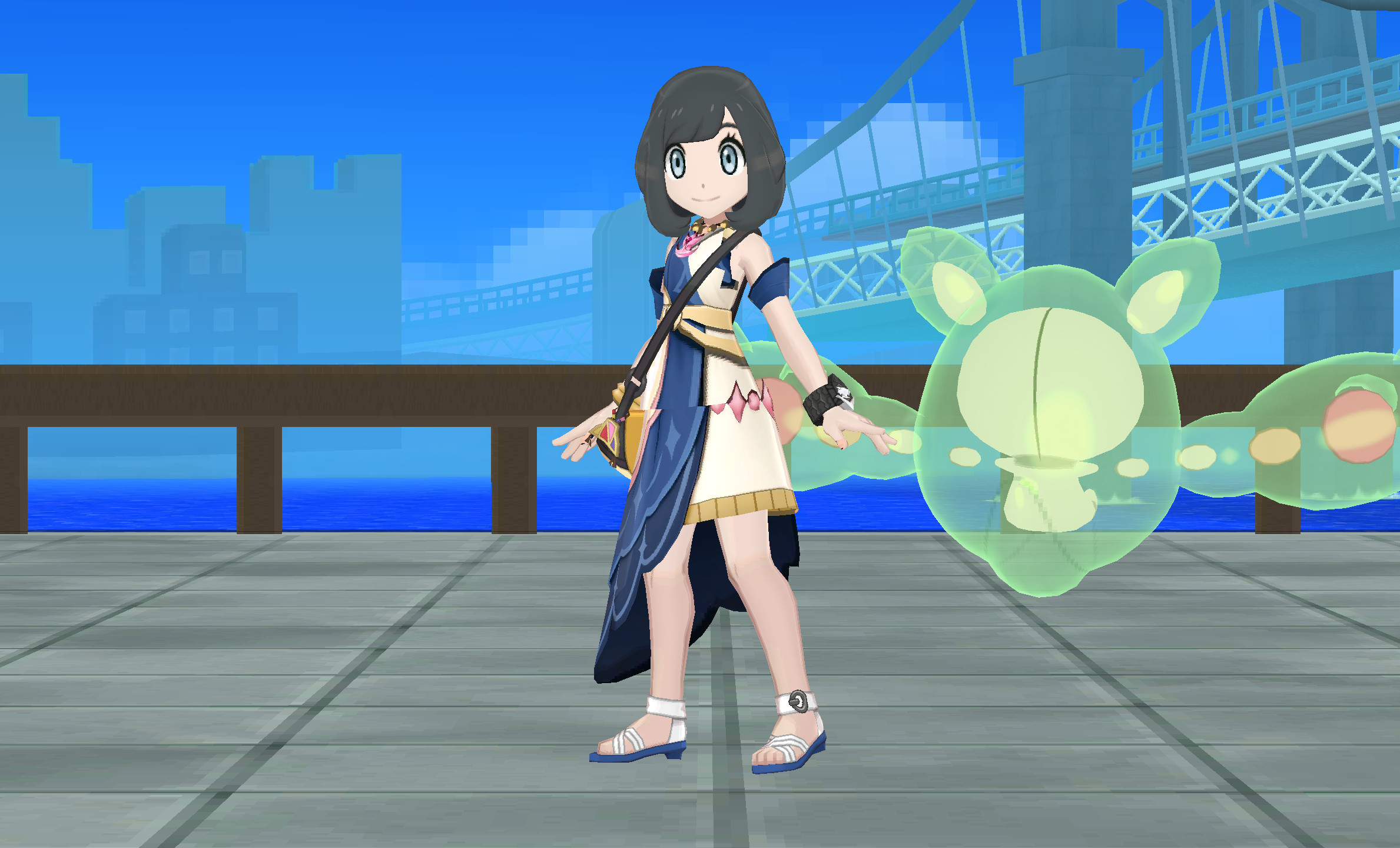 Selene Neo Champion Masters Outfit Work In Progress for Pokemon Ultra ...