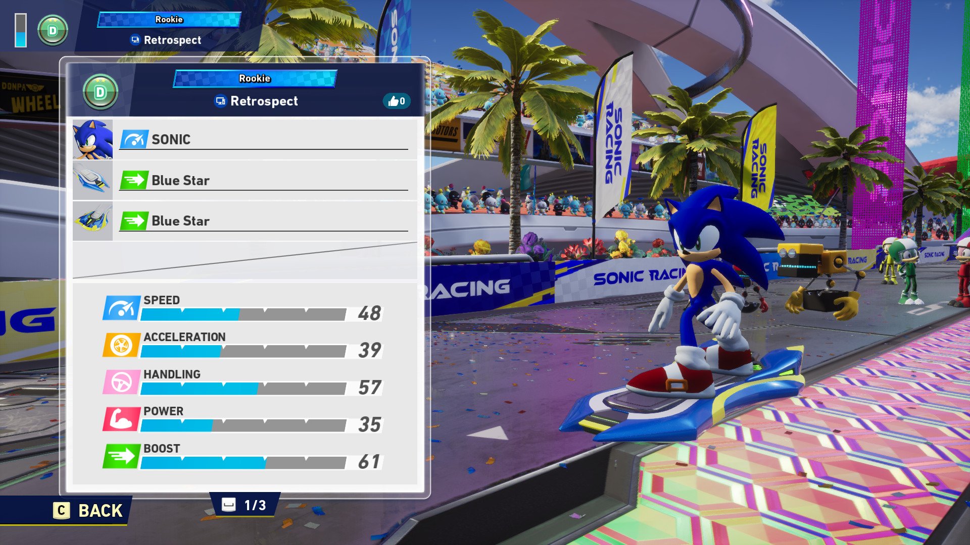 2006 Sonic the Hedgehog Model Work In Progress for Sonic Racing ...
