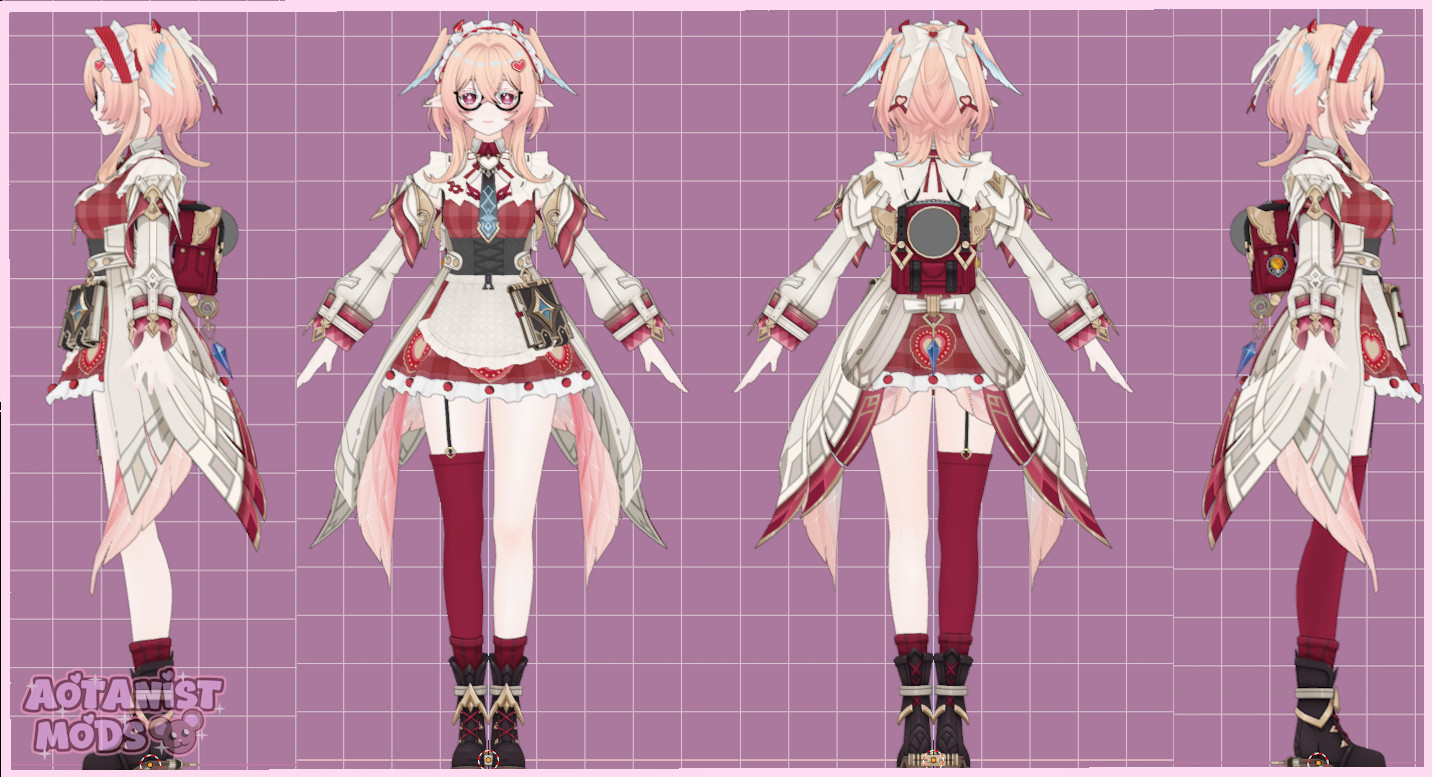 [WIP] Roselight Maid Linnea! ⋆˚.༄ Work In Progress for Genshin Impact ...