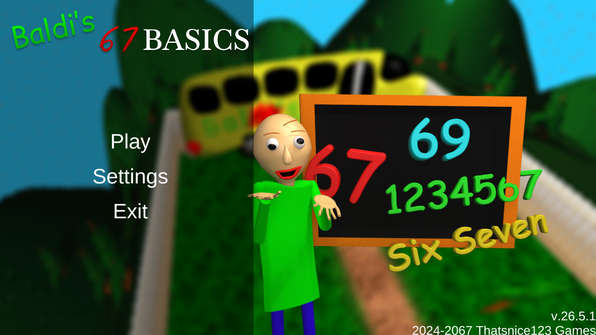 [SENSITIVE CONTENT] Baldi's 67 Basics Work In Progress for Baldi's ...